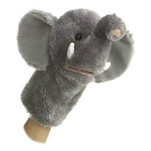 Elephant Hand Puppet 10 in. - Toys & Co.
