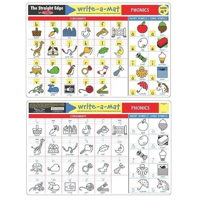 Phonics Write-A-Mat (Single Mat) - Toys & Co. - Melissa & Doug