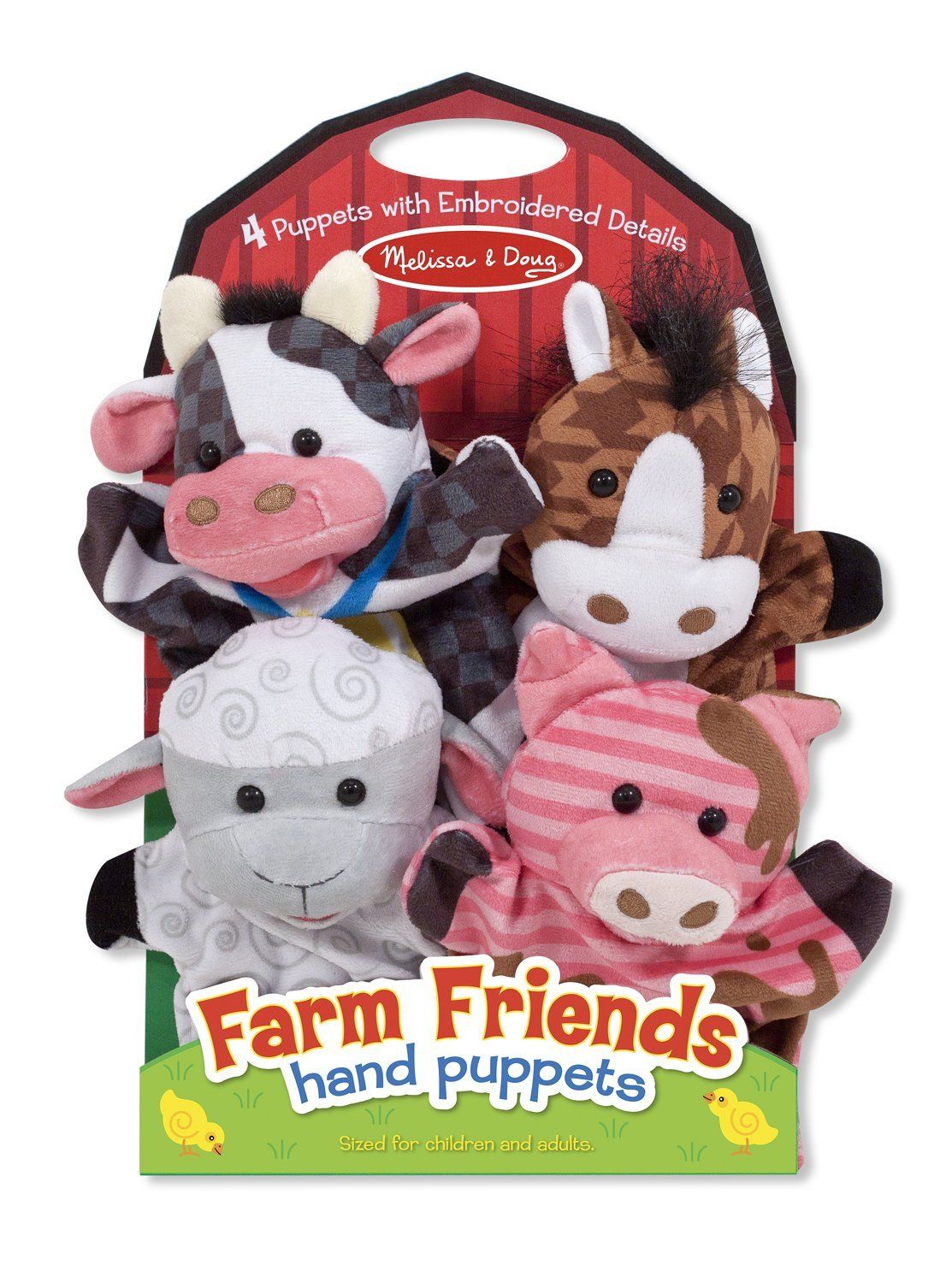Farm Friends Hand Puppets - Toys & Co. - Melissa & Doug