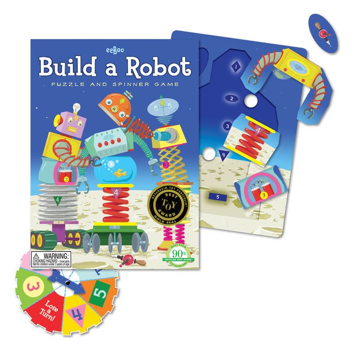 Build A Robot Spinner Game - Toys & Co.