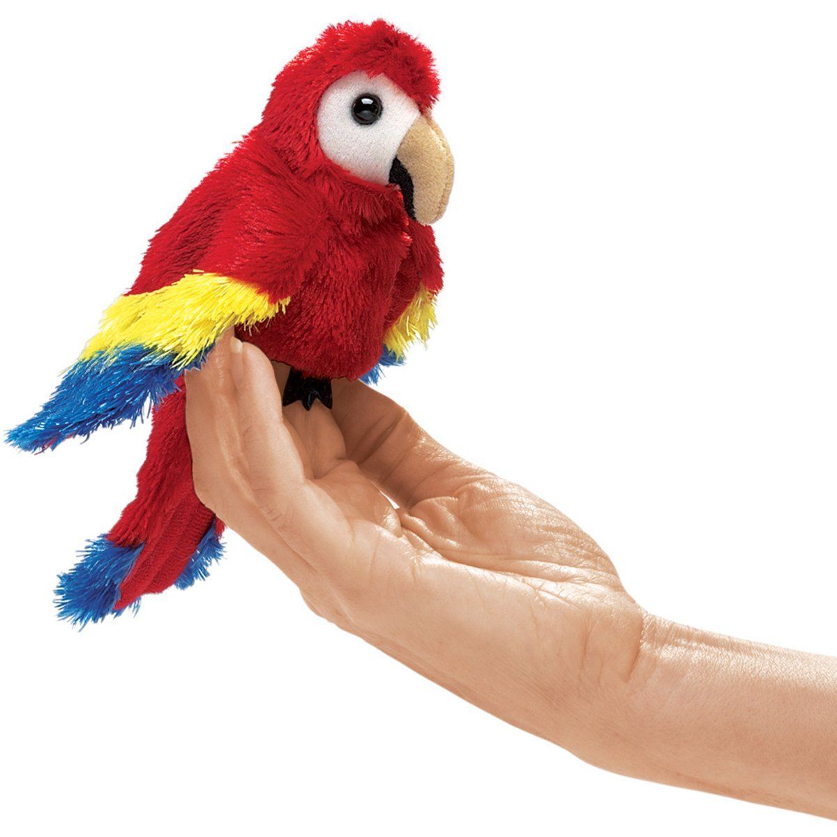 Mini Scarlet Macaw Finger Puppet - Toys & Co.