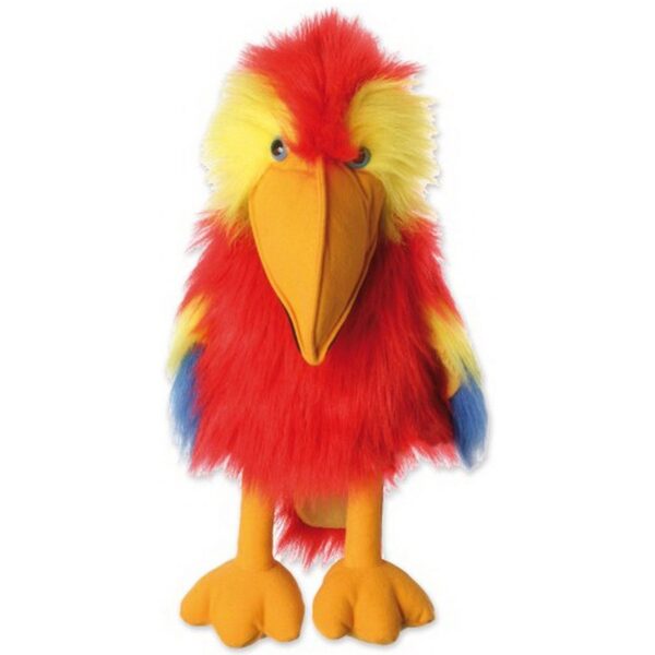 Scarlet Macaw Puppet 18 inch - Toys & Co.