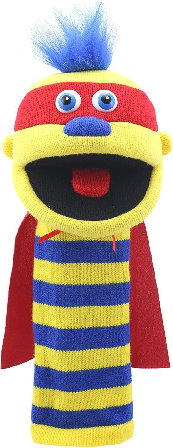 Zap Knitted Puppet 16 Inches - Toys & Co.