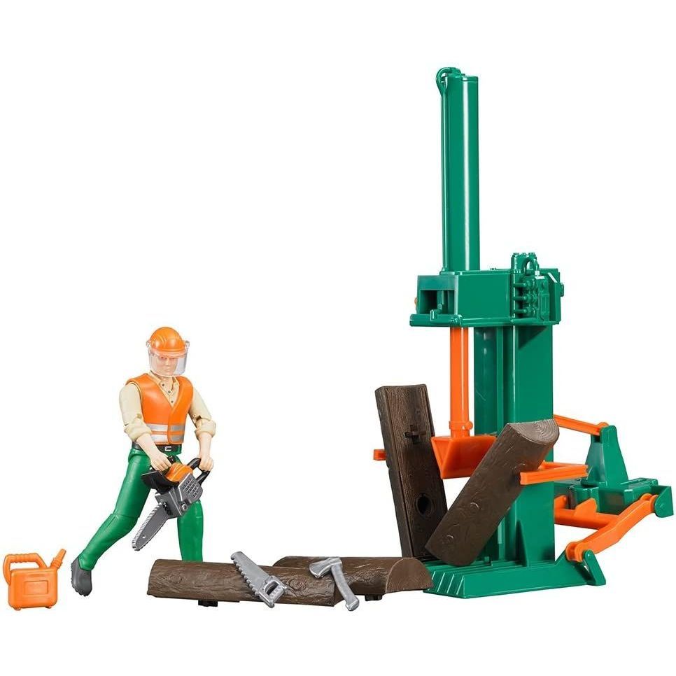 Logging Set W/ Man - Toys & Co.