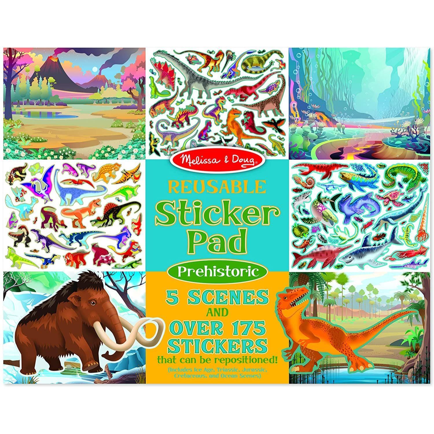 Prehistoric Sticker Pad - Toys & Co.