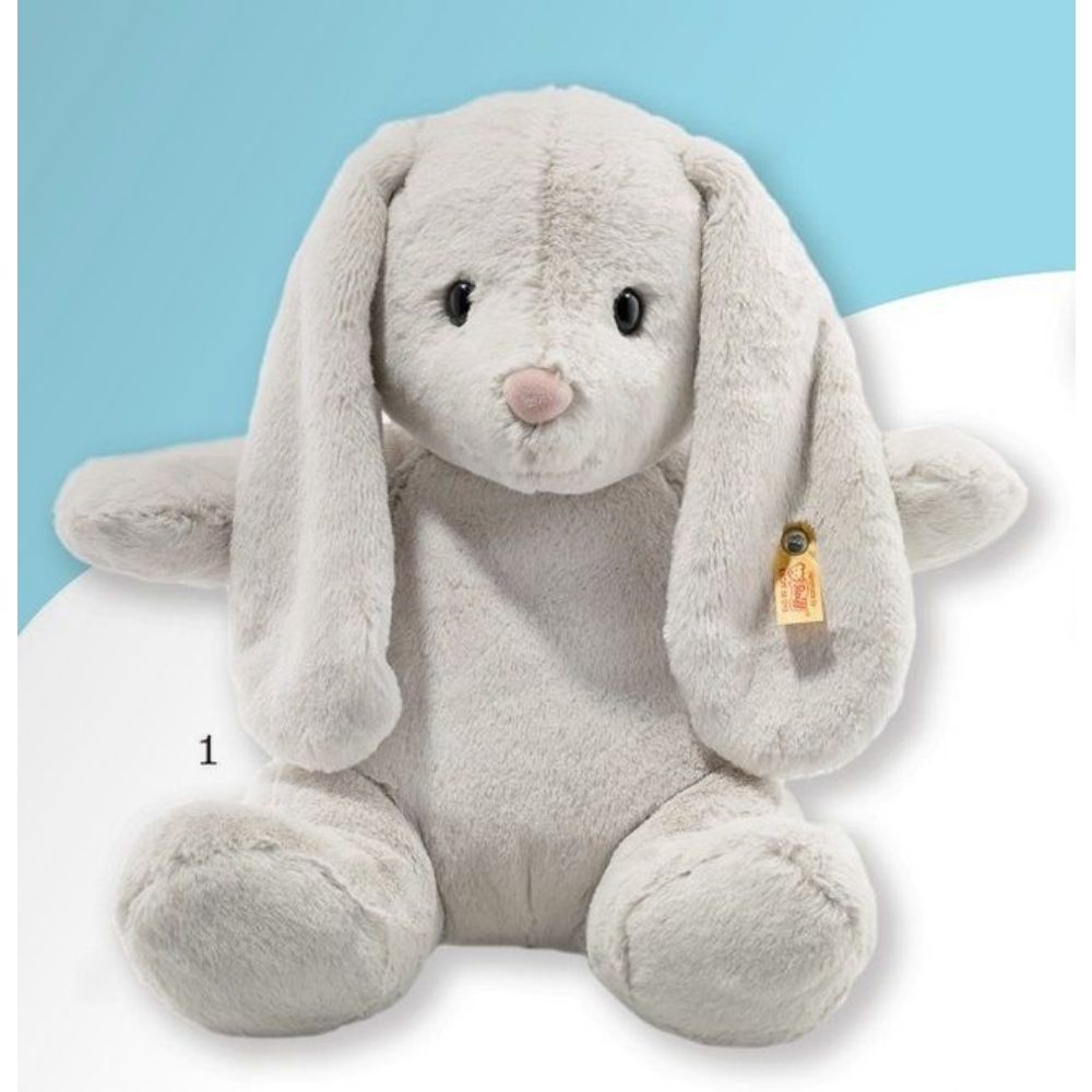 Hoppie Rabbit Light Grey 16 inch - Toys & Co. - Steiff