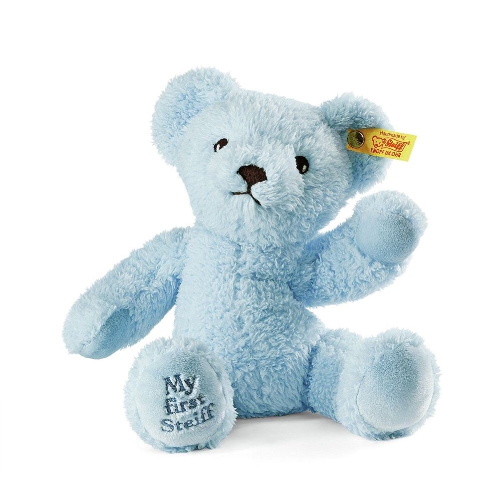 My 1st Steiff Teddy Bear Blue 9 inch - Toys & Co.