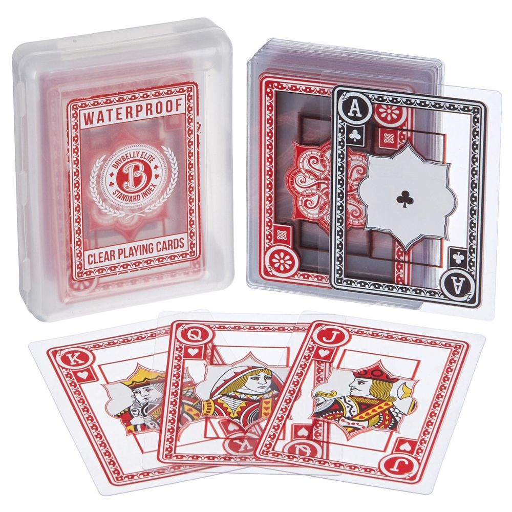 Waterproof Clear Playing Cards - Toys & Co.