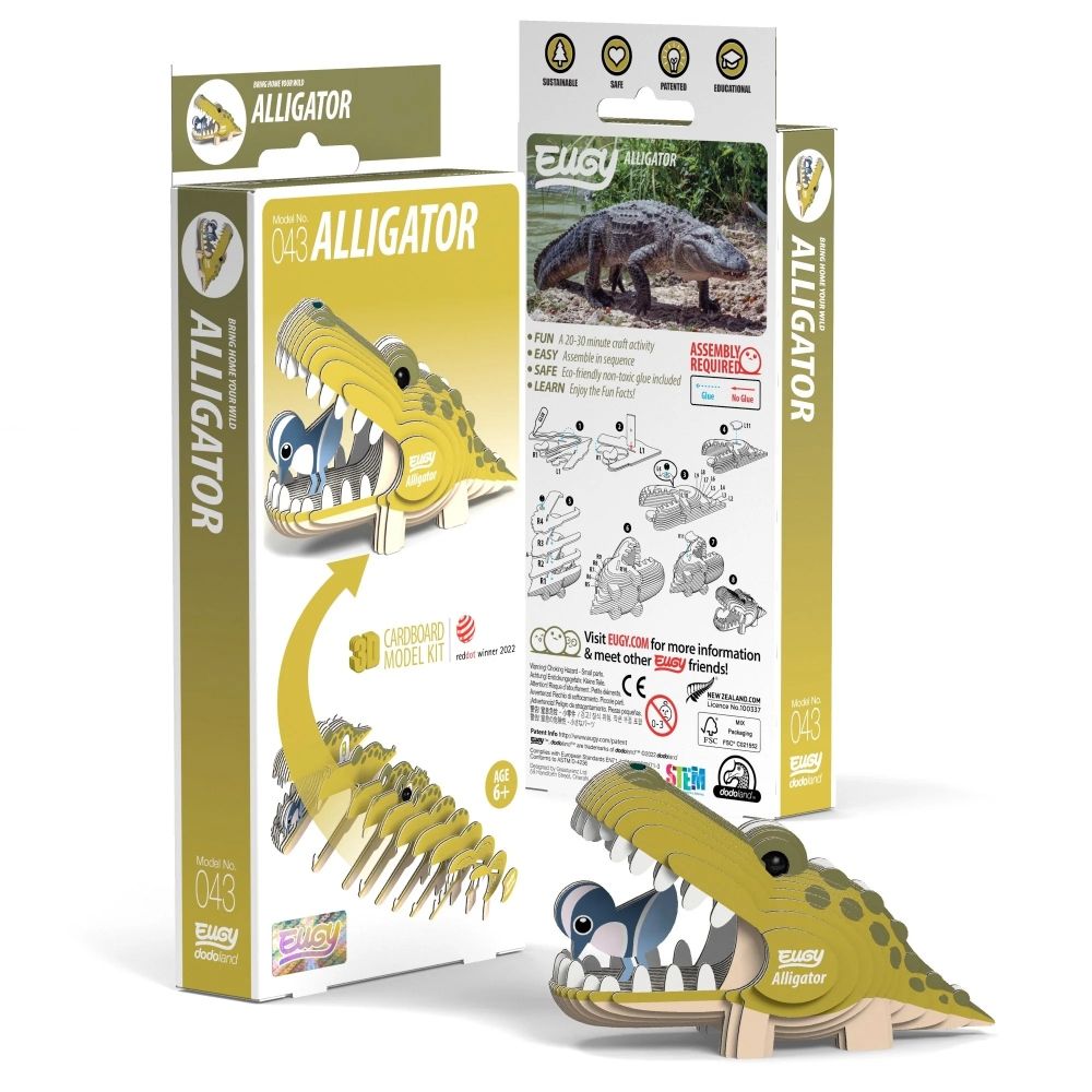 Alligator 3D Puzzle - Toys & Co. - Eugy