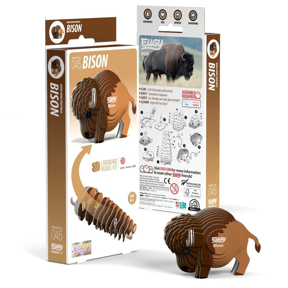 Bison 3D Puzzle - Toys & Co.