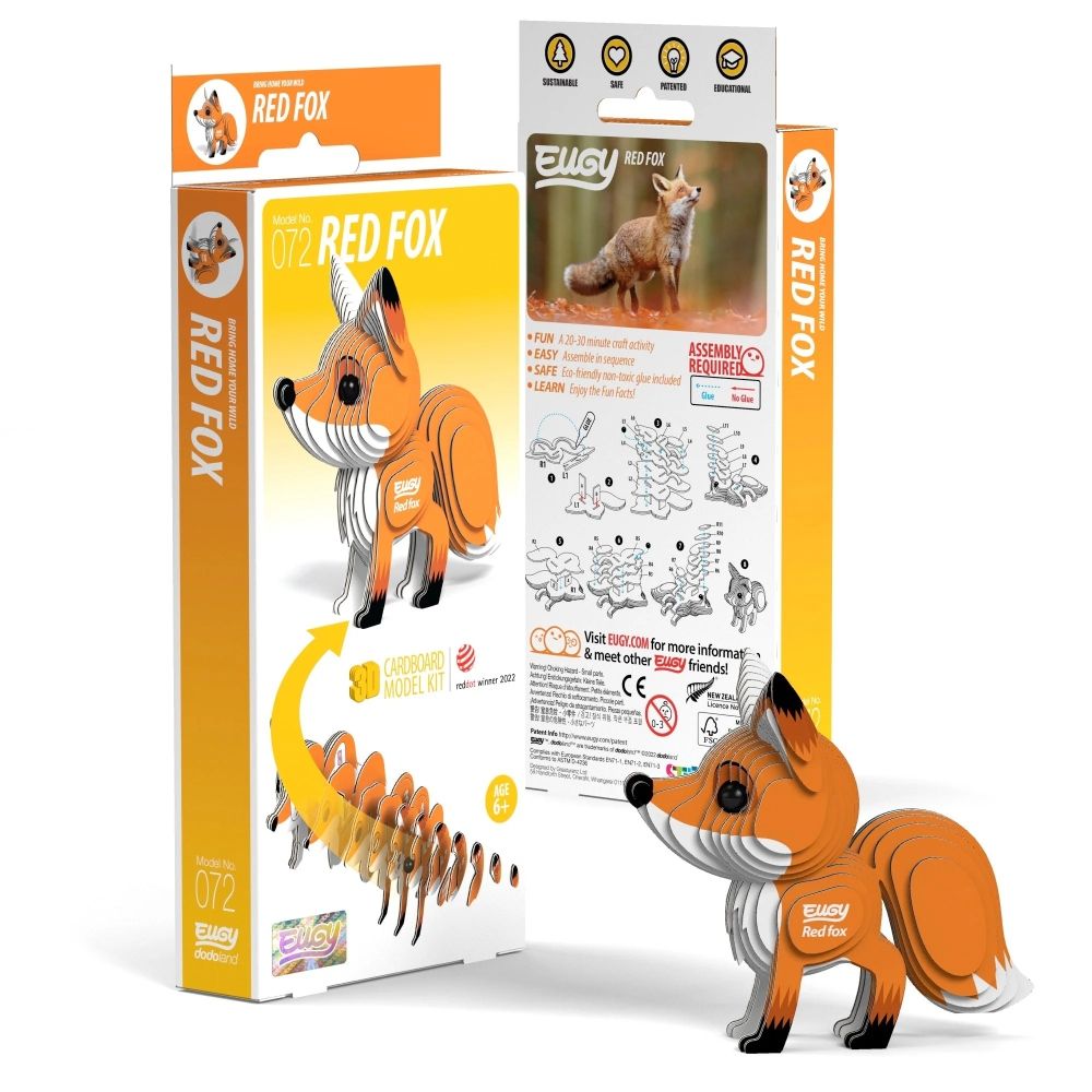 Red Fox 3D Puzzle - Toys & Co.
