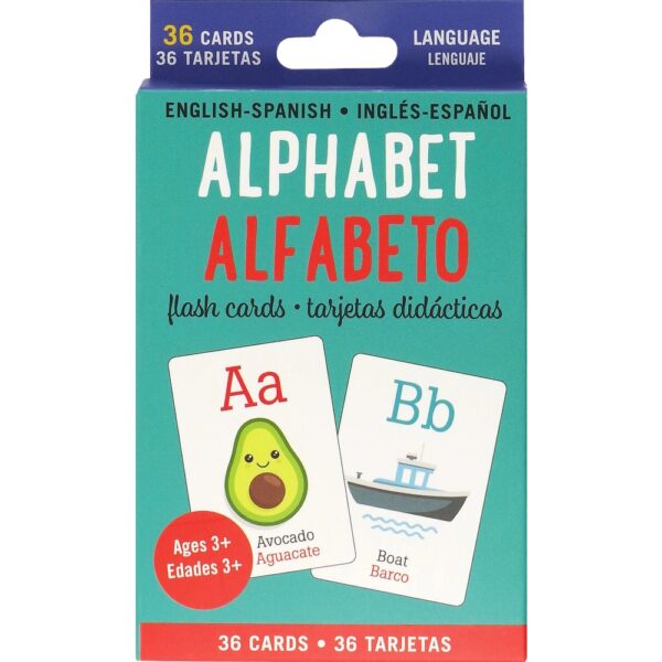 Alphabet Flash Cards - English & Spanish - Toys & Co.