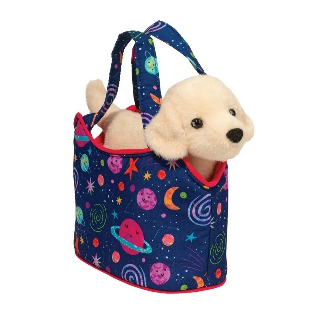 Cosmic Swirl Yellow Lab Sassy Sak - Toys & Co. - Douglas