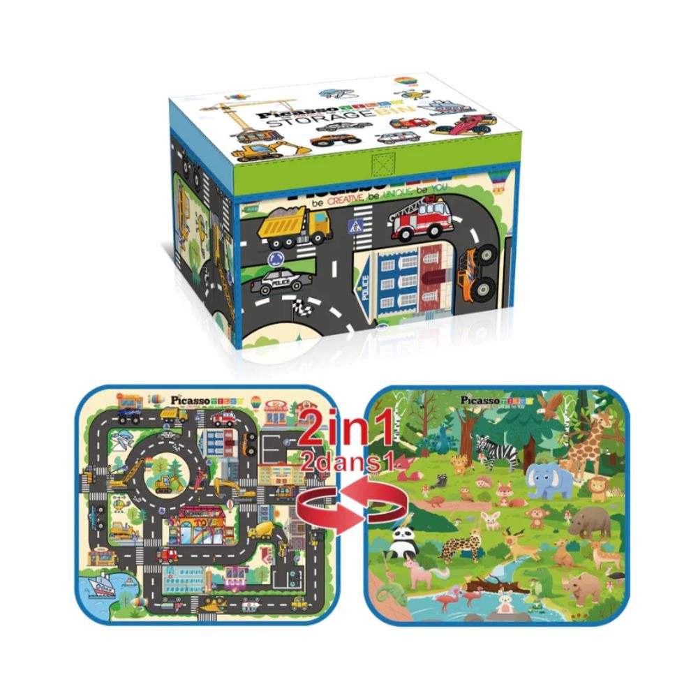 Tiles Storage Bin & Playmat - Toys & Co.