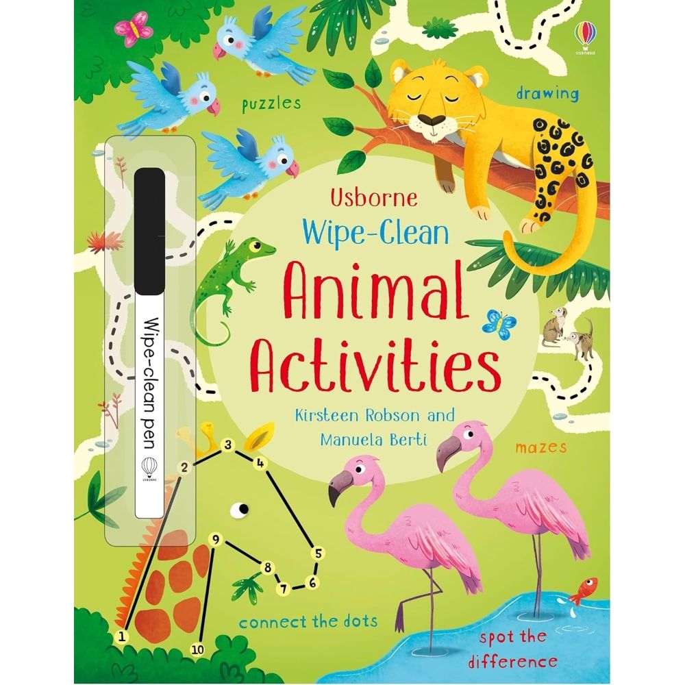 Wipe Clean Animal Activities - Toys & Co.