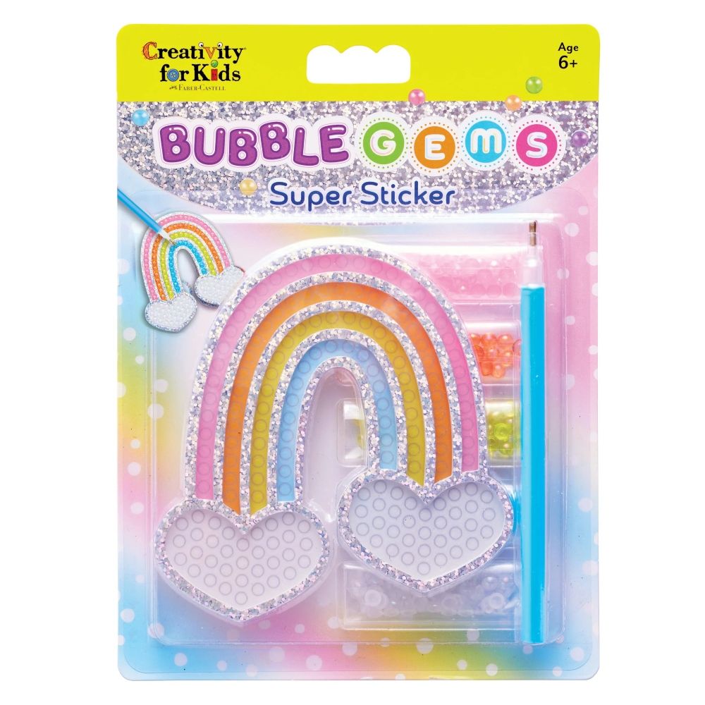 Bubble Gems Super Sticker Rainbow - Toys & Co.