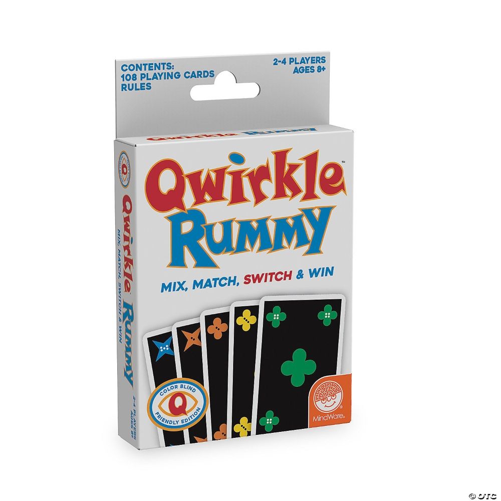 Qwirkle Rummy Color Blind Edition - Toys & Co. - MindWare