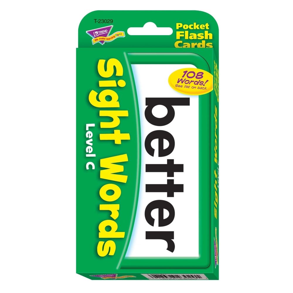 Sight Words Flashcards Level C - Toys & Co.
