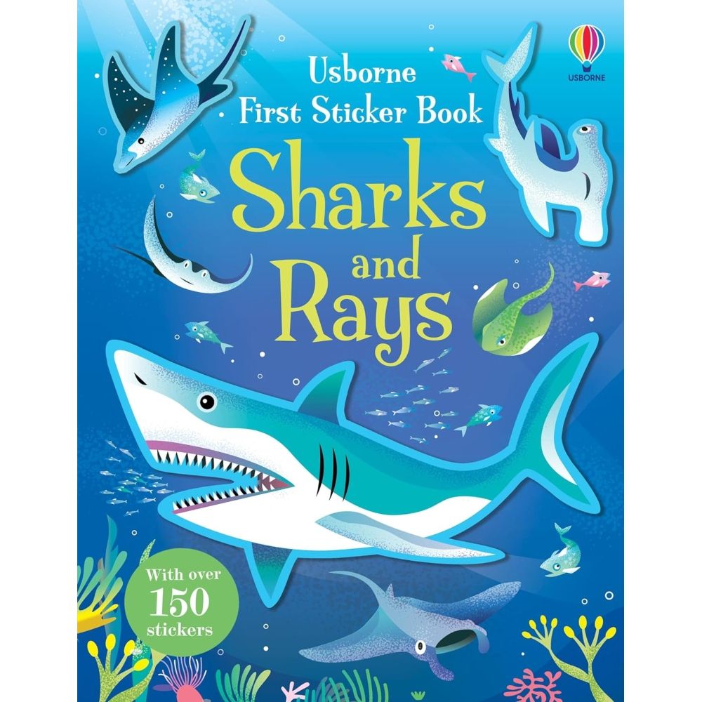 First Sticker Book Sharks & Rays - Toys & Co. - Usborne Books