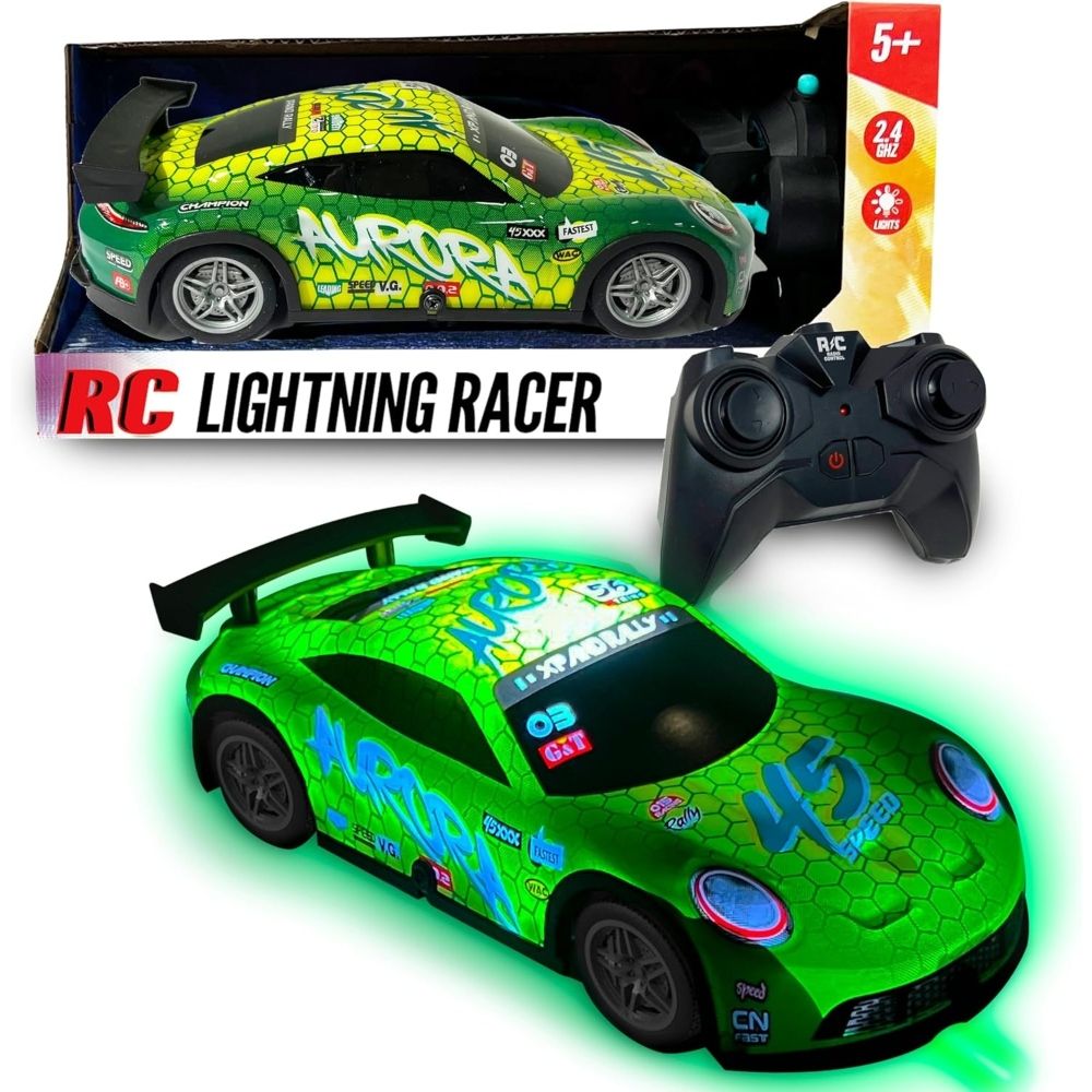 Lightning Racer Green Remote Control - Toys & Co.