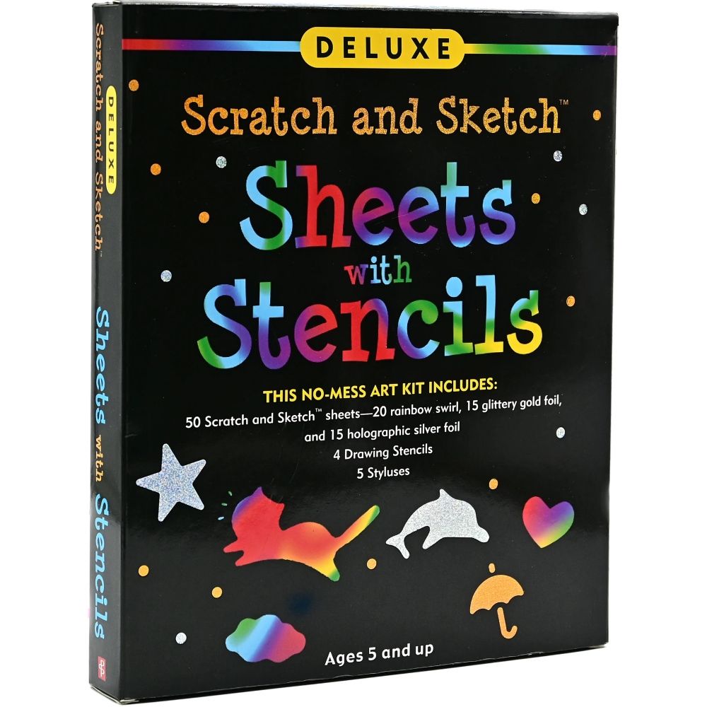 Deluxe Scratch & Sketch 50 Sheets - Toys & Co. - Peter Pauper Press