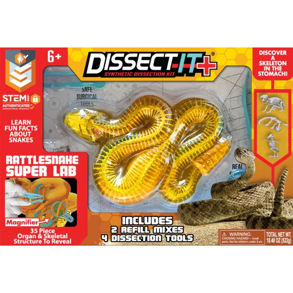 Dissect-It+ Rattlesnake Super Lab Kit - Toys & Co.