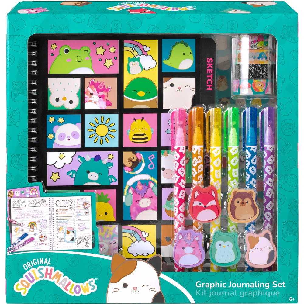 Squishmallows Graphic Journaling Set - Toys & Co.