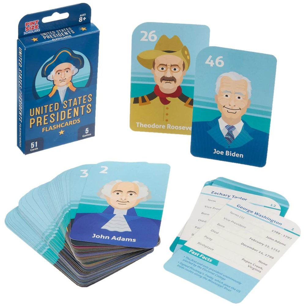 Presidential Flash Cards - Toys & Co.