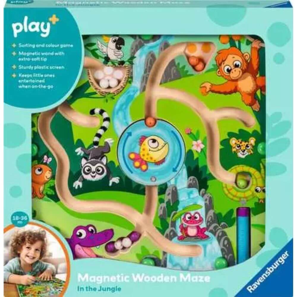 Jungle Magnetic Wooden Maze - Toys & Co.
